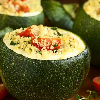 Cous cous con verdure, feta e zeste di limone - Melarossa