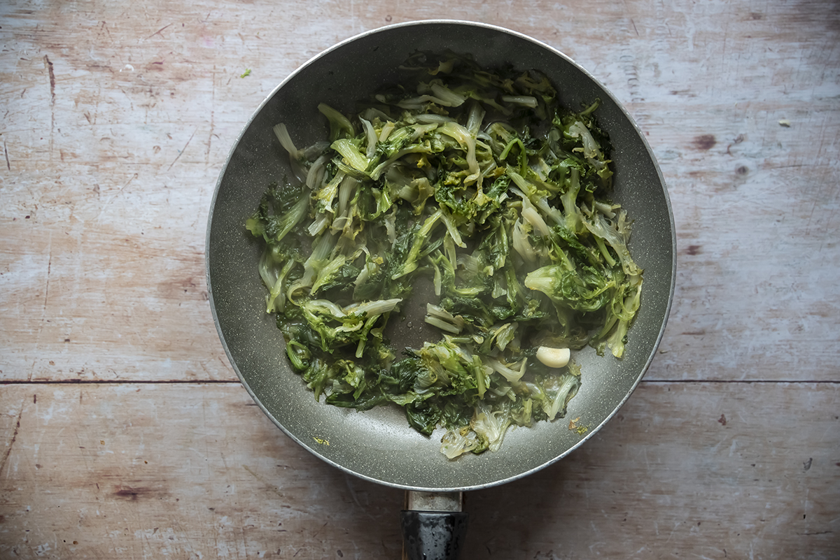 Risotto con scarola riccia e stracchino - Ricette light - Melarossa