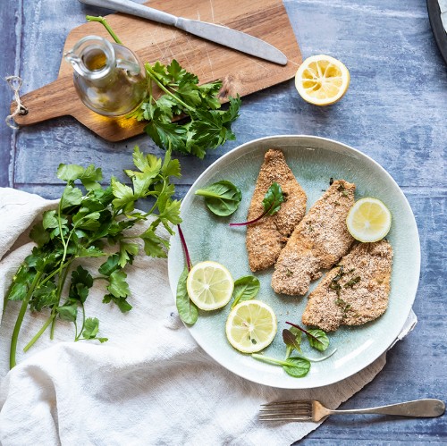 Platessa impanata al forno, un secondo leggero - Ricette light- Melarossa