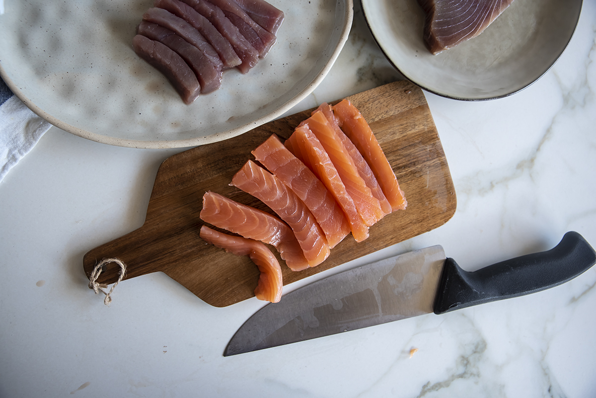 Sashimi di salmone e tonno: la ricetta - Melarossa