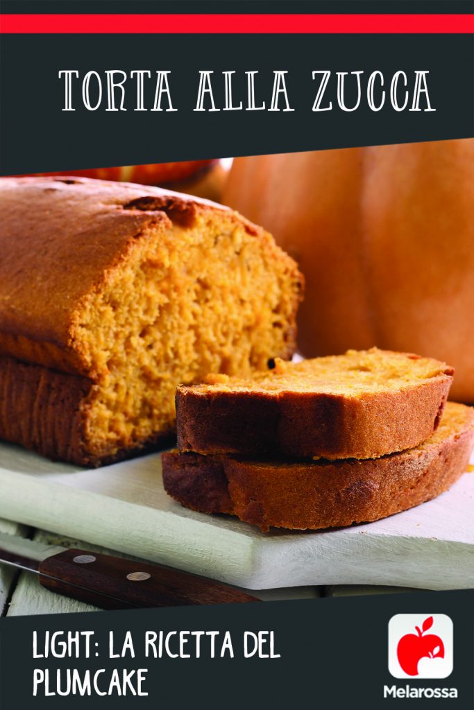 Torta alla zucca light: la ricetta del plumcake morbido