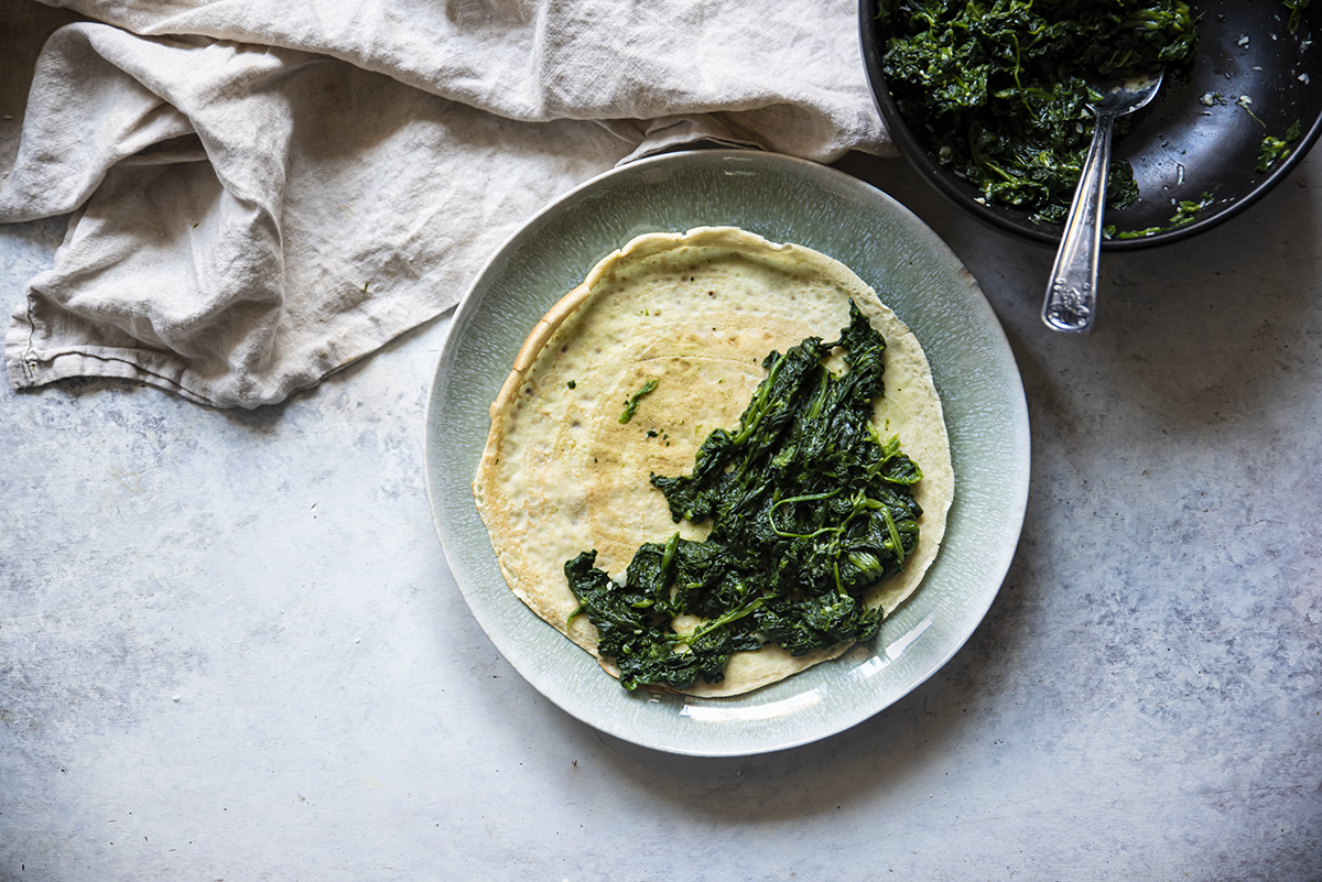 Crepes salate alle verdure - Ricetta light - Melarossa