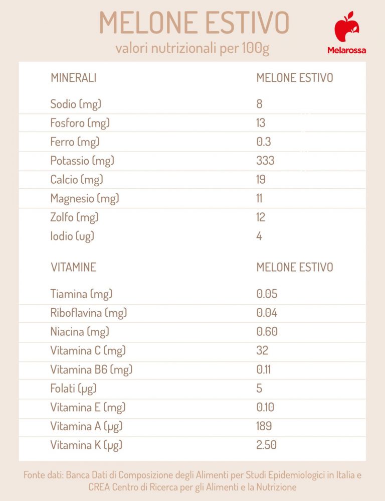 Melone: proprietà, benefici e utilizzo in cucina