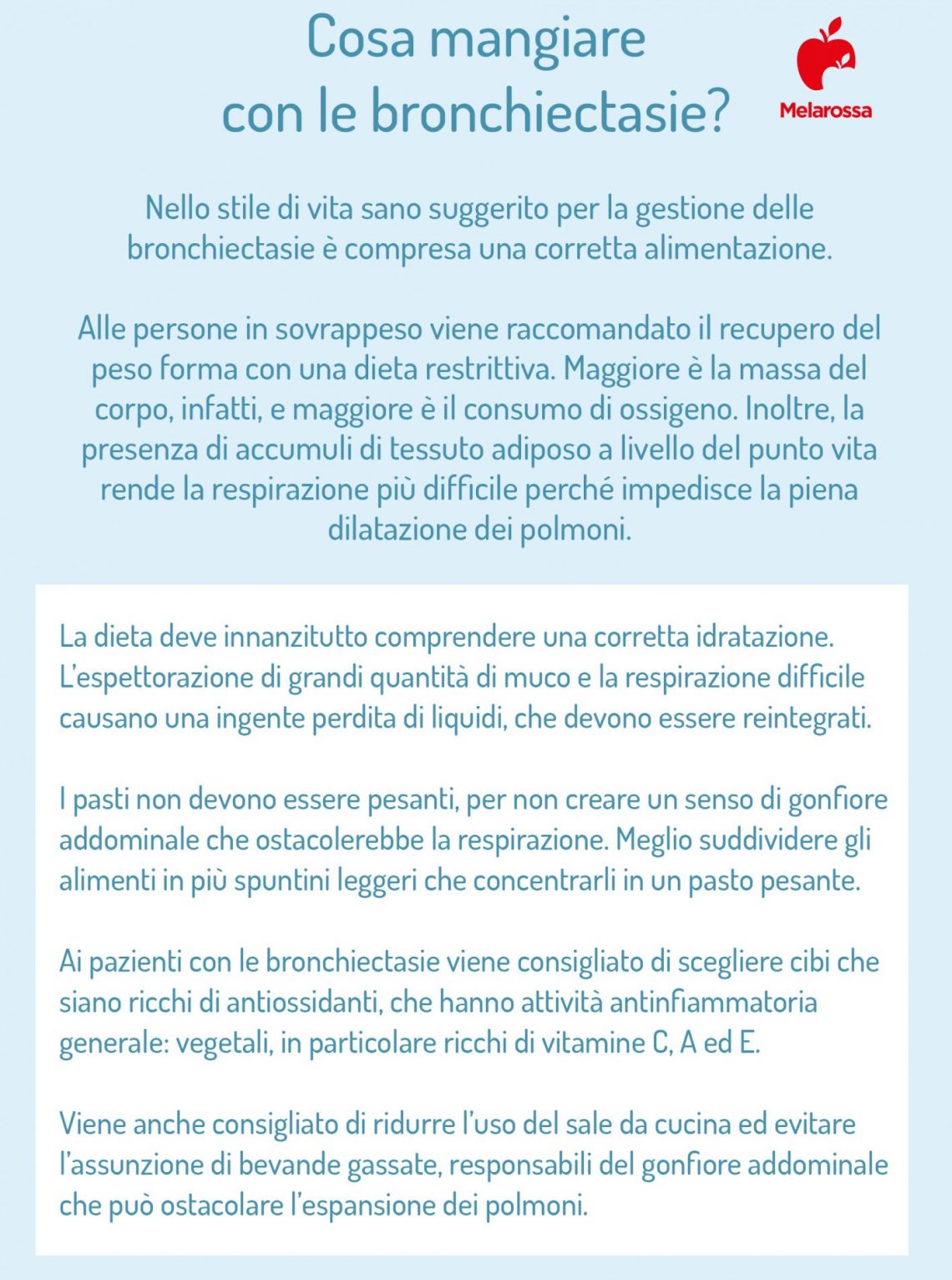 Bronchiectasie: cosa sono, cause, sintomi, diagnosi, cure e prevenzione