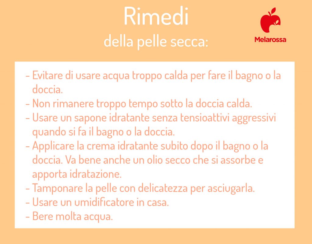 Pelle secca: tipologie, cause, sintomi e come curarla