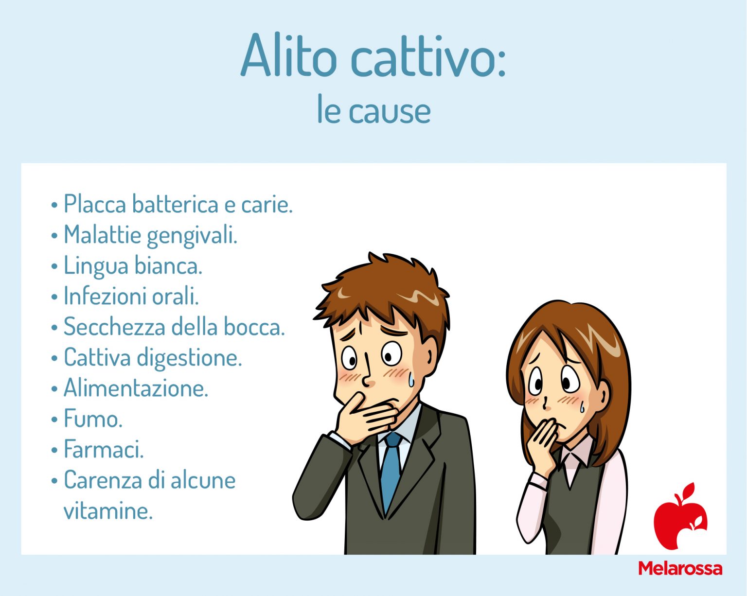Alitosi: cos’è, cause e rimedi per l'alito cattivo - Melarossa