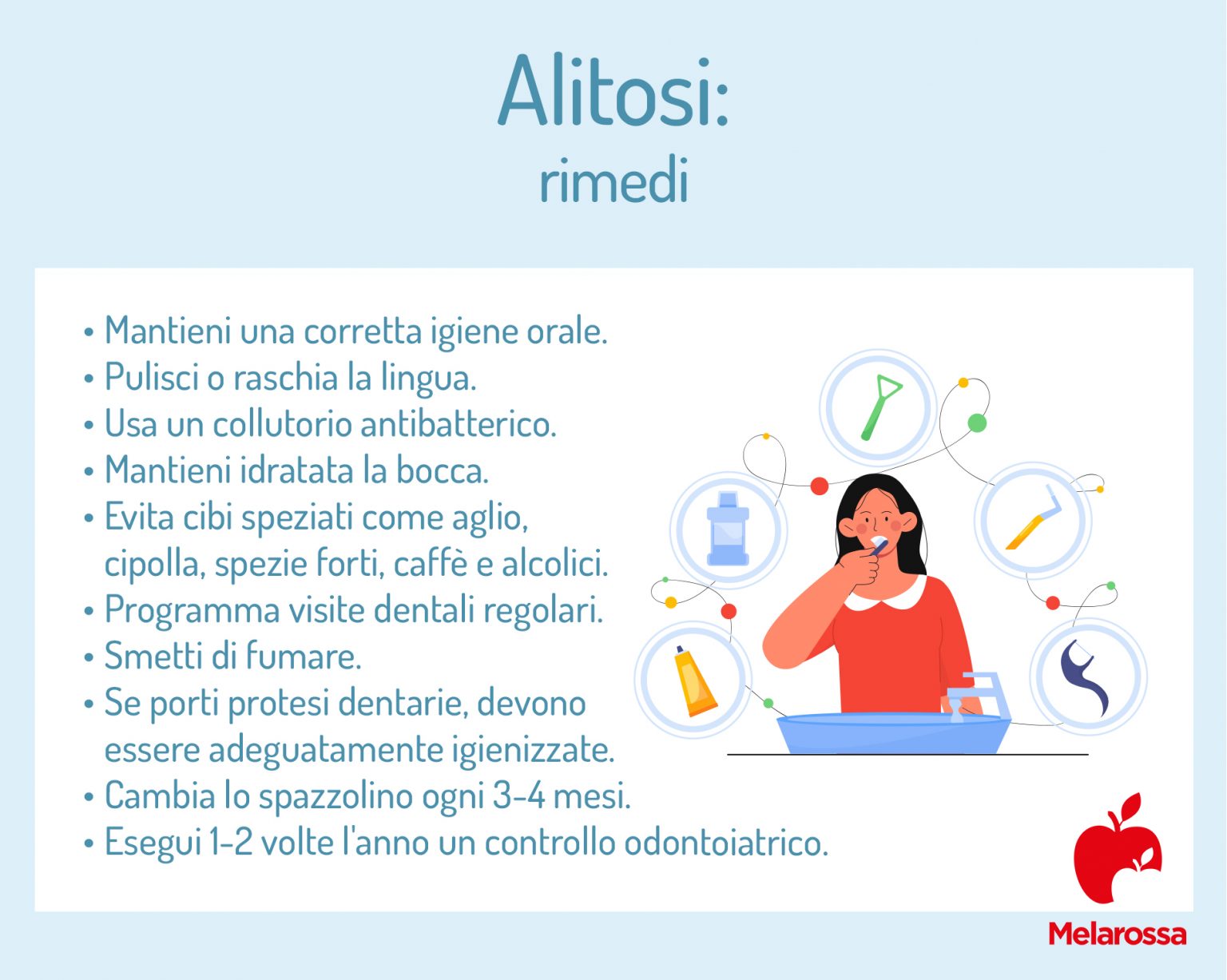 Alitosi: cos’è, cause e rimedi per l'alito cattivo - Melarossa