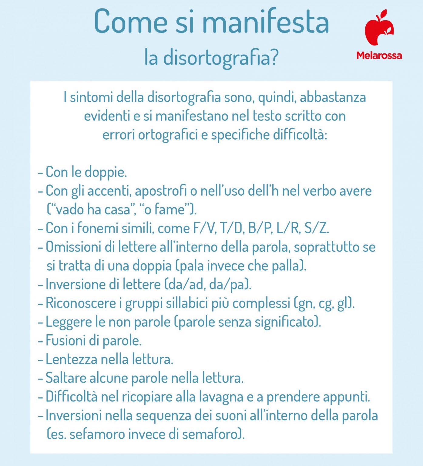 Disortografia: cos’è, sintomi, cause, diagnosi e cure