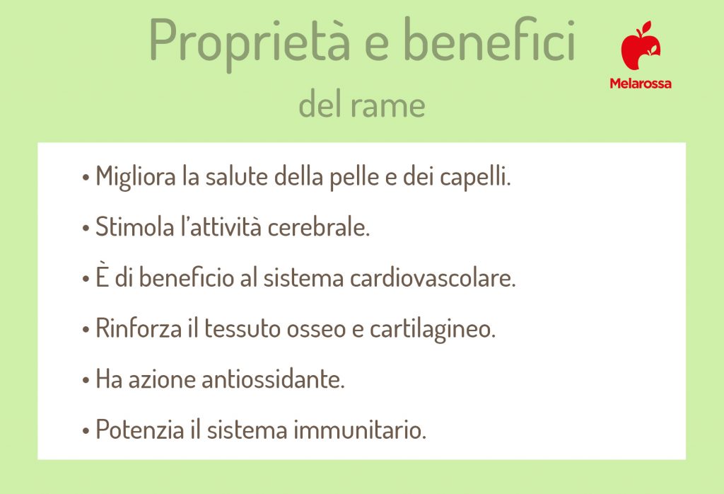 Rame: cos’è, a cosa serve, proprietà e integratori