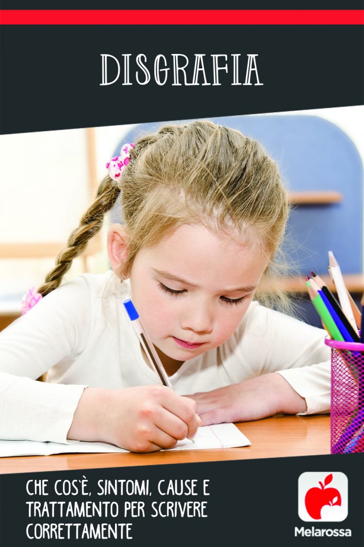 Disgrafia, che cos’è, sintomi, cause e trattamento per scrivere- Melarossa
