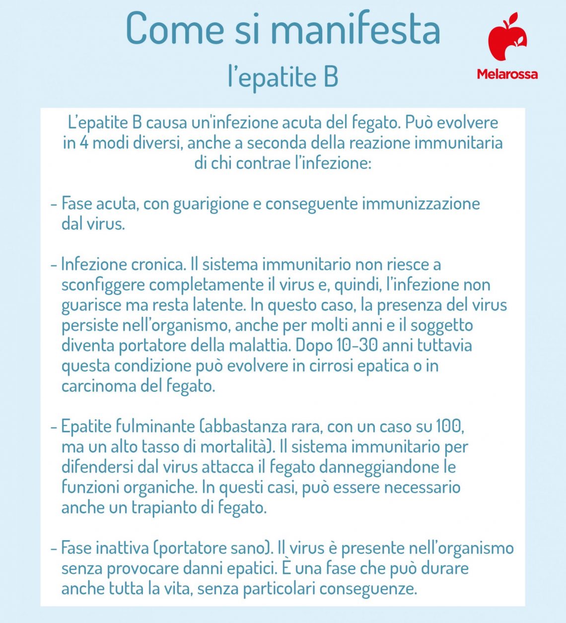 Epatite B: cos’è, cause, sintomi, trasmissione, cure, vaccino e prevenzione