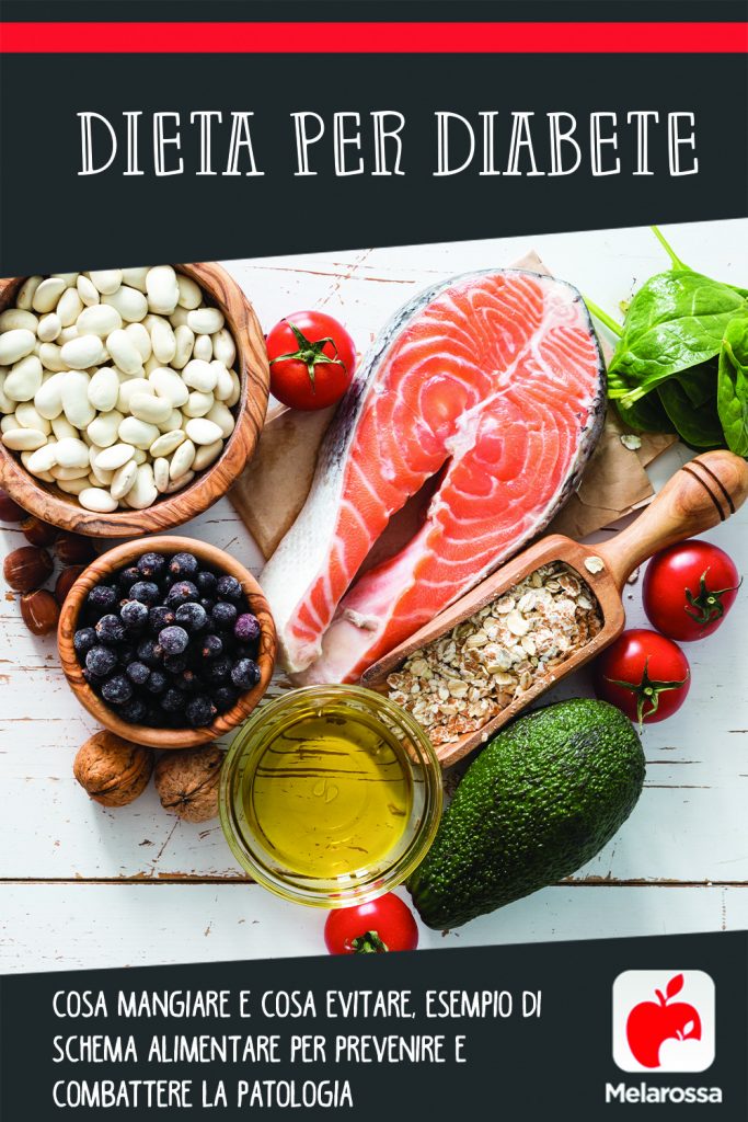 Dieta per il diabete: esempio di menù e come scegliere gli alimenti giusti