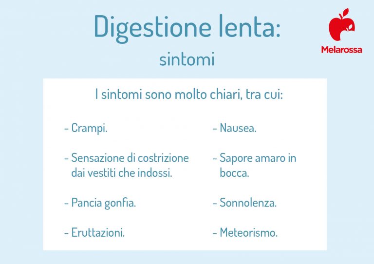 Digestione lenta o dispepsia: cause, sintomi e cura - Melarossa