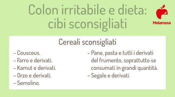 Dieta per colon irritabile: cosa mangiare, cibi FODMAP e menù
