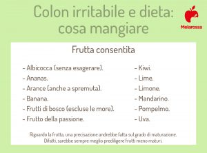 Dieta per colon irritabile: cosa mangiare, cibi FODMAP e menù