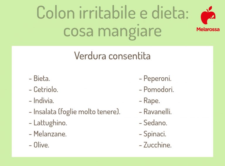 Dieta per colon irritabile: cosa mangiare, cibi FODMAP e menù