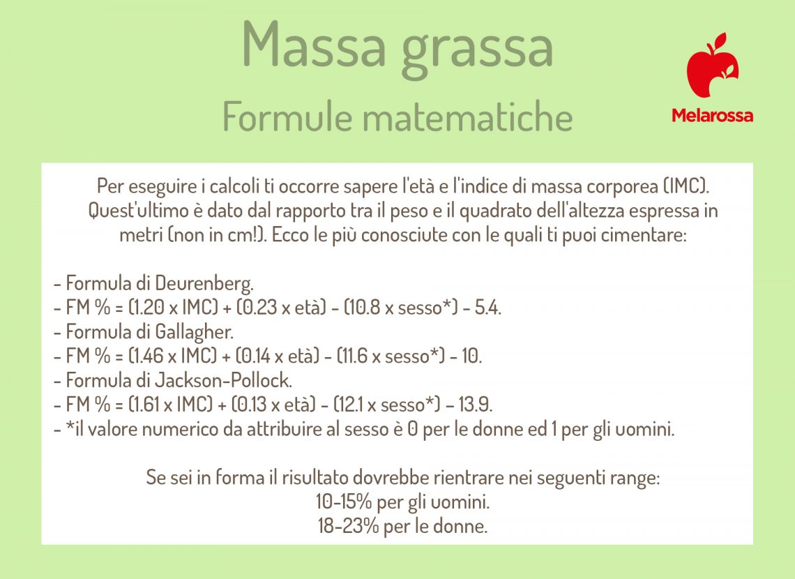 Massa grassa: cos’è, come si calcola, valori per uomini e donne