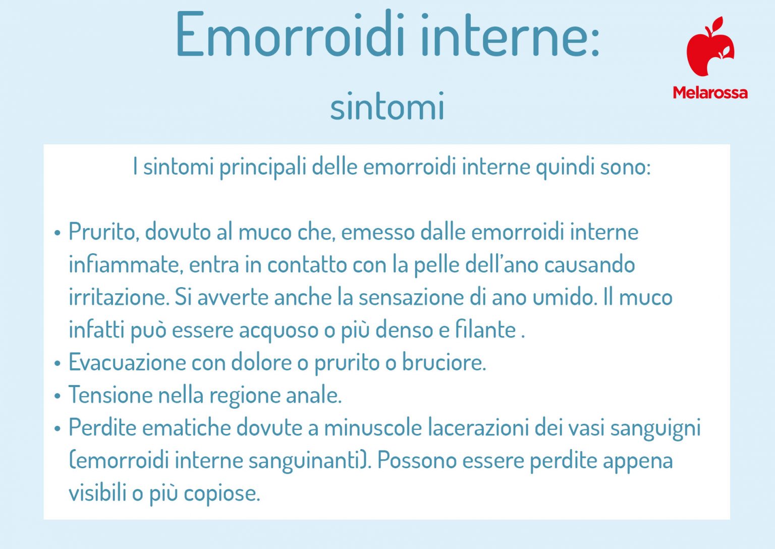 Emorroidi interne: cosa sono, sintomi, rimedi e complicanze