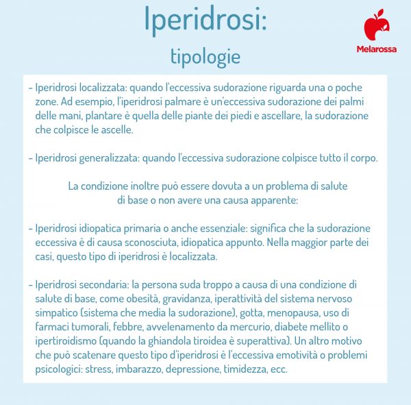Iperidrosi: che cos'è, sintomi, cure e rimedi, quando preoccuparsi?