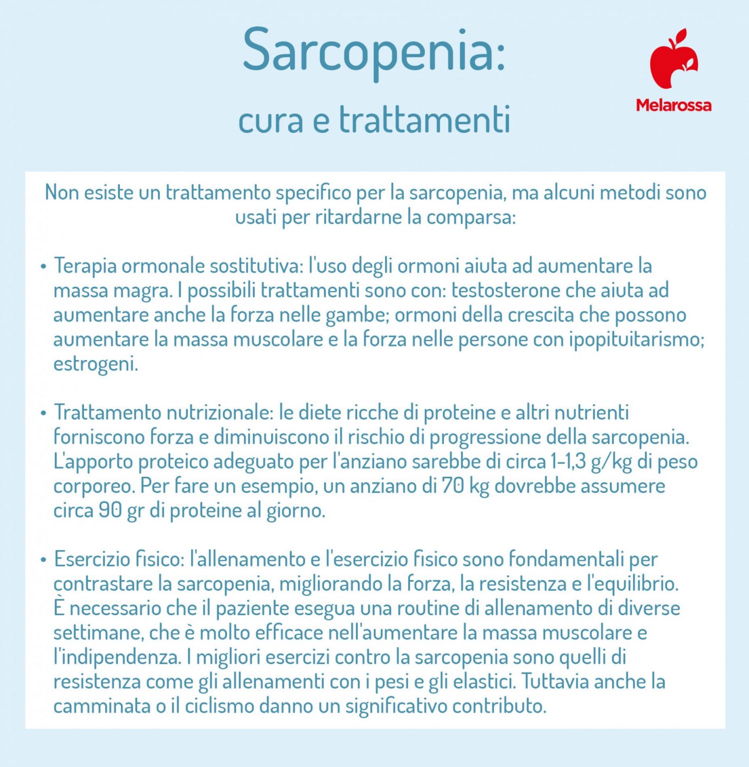 Sarcopenia: che cos'è, cause, sintomi, cure e come prevenirla