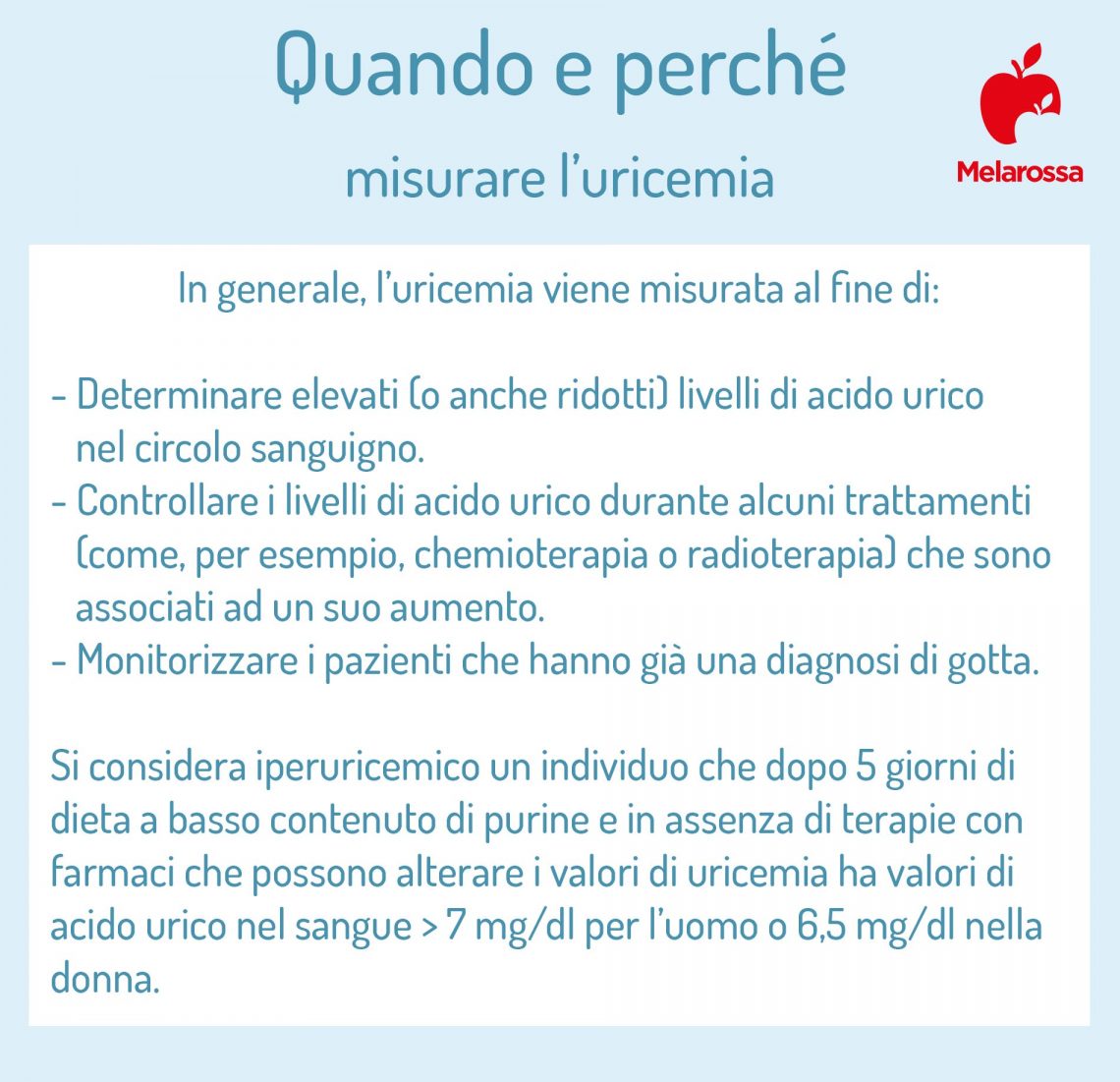 Acido urico: cos'è, come si misura, valori normali e trattamenti ...