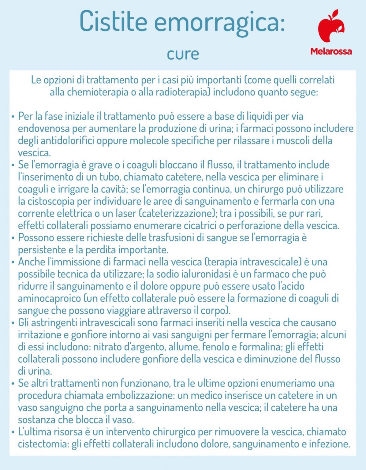 Cistite emorragica: che cos'è, cause, sintomi, diagnosi, cure