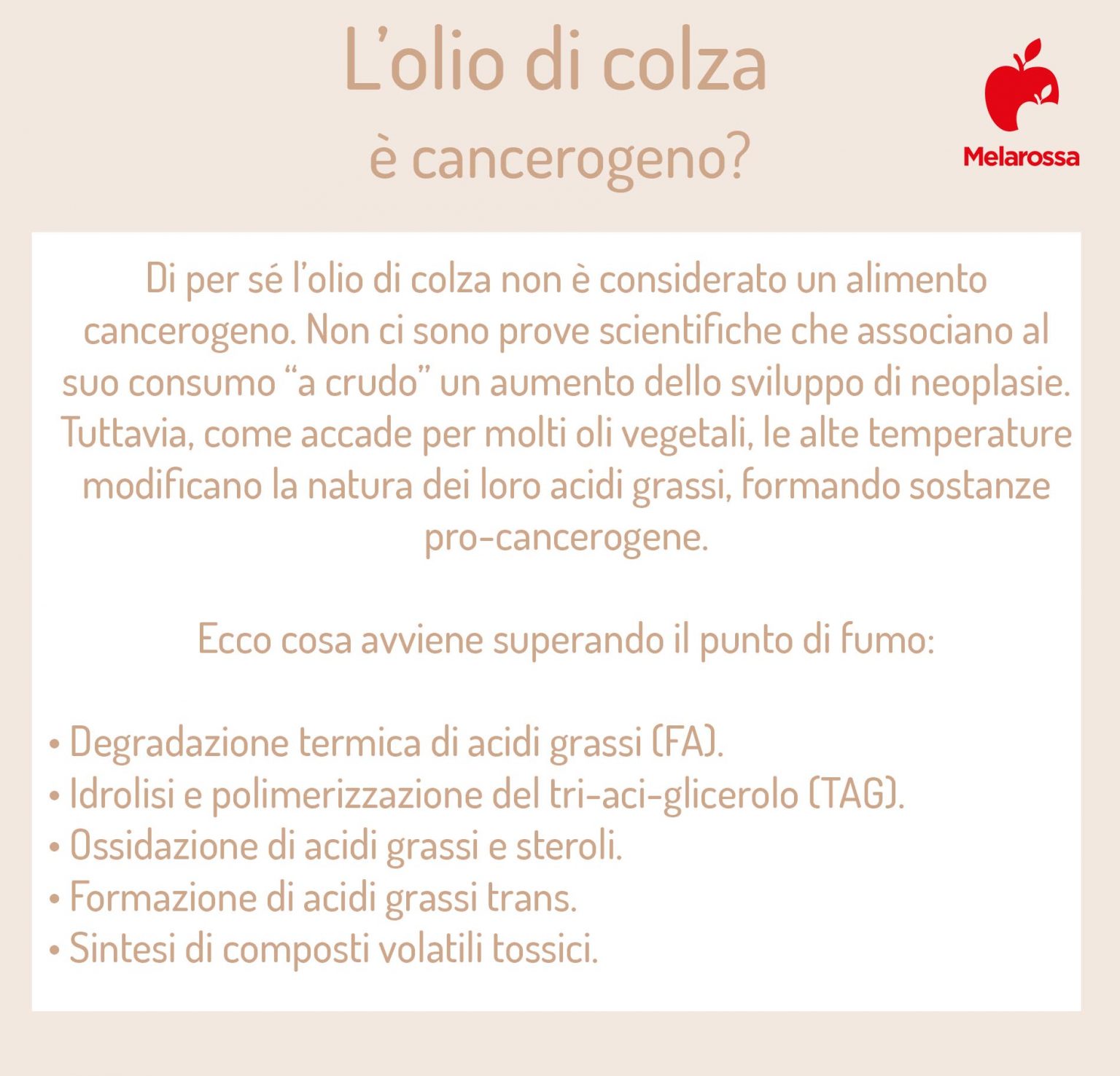 Olio di colza: cosa contiene, uso alimentare, benefici, fa male?