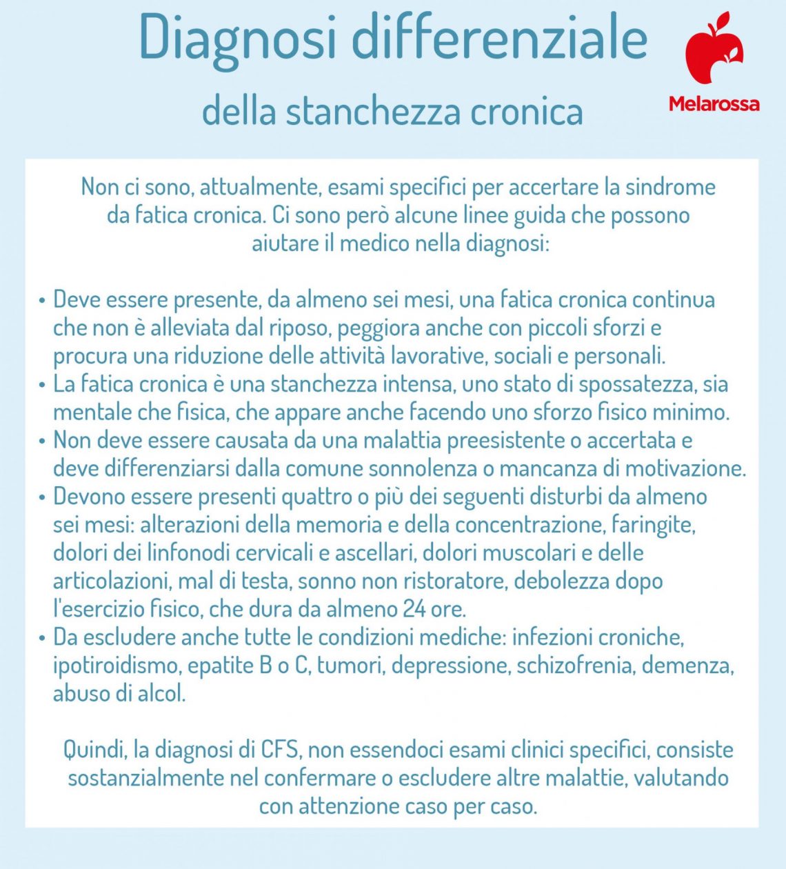 Stanchezza cronica: che cos'è, cause, sintomi, diagnosi e cure