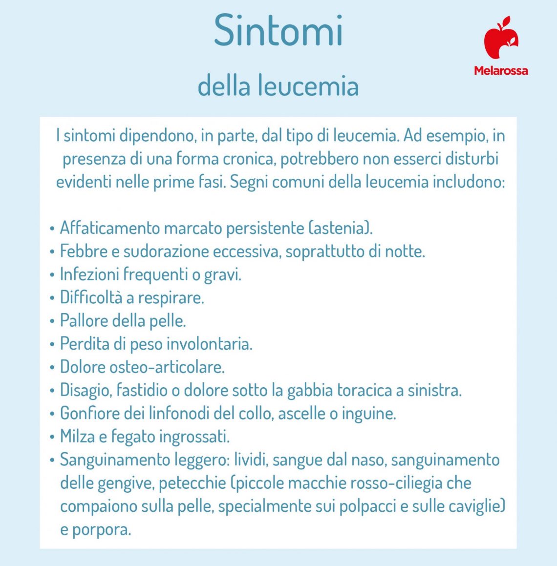 Leucemia: che cos'è, sintomi, cause, diagnosi e cure