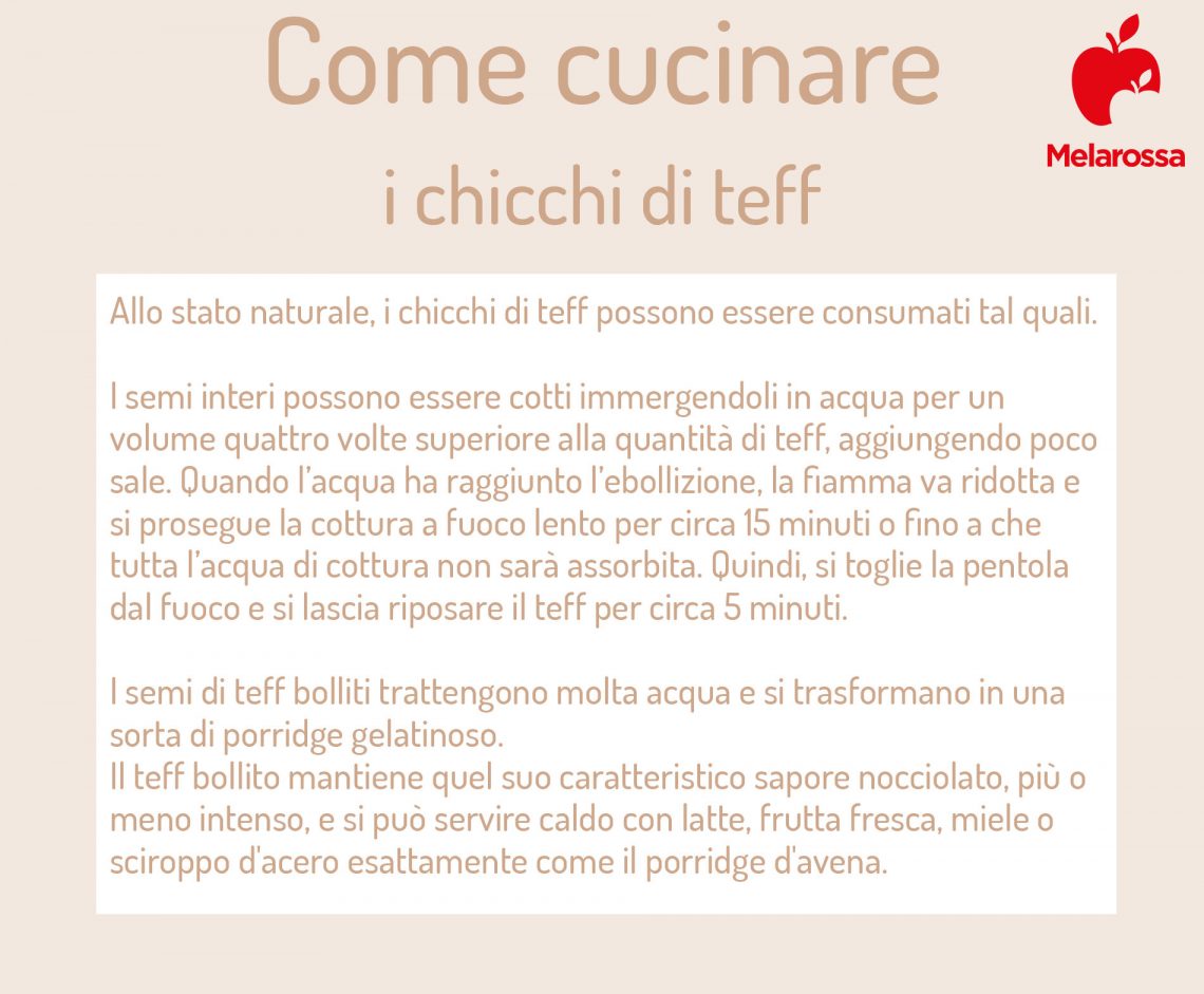 Teff: che cos'è, proprietà, benefici, usi, ricette e controindicazioni