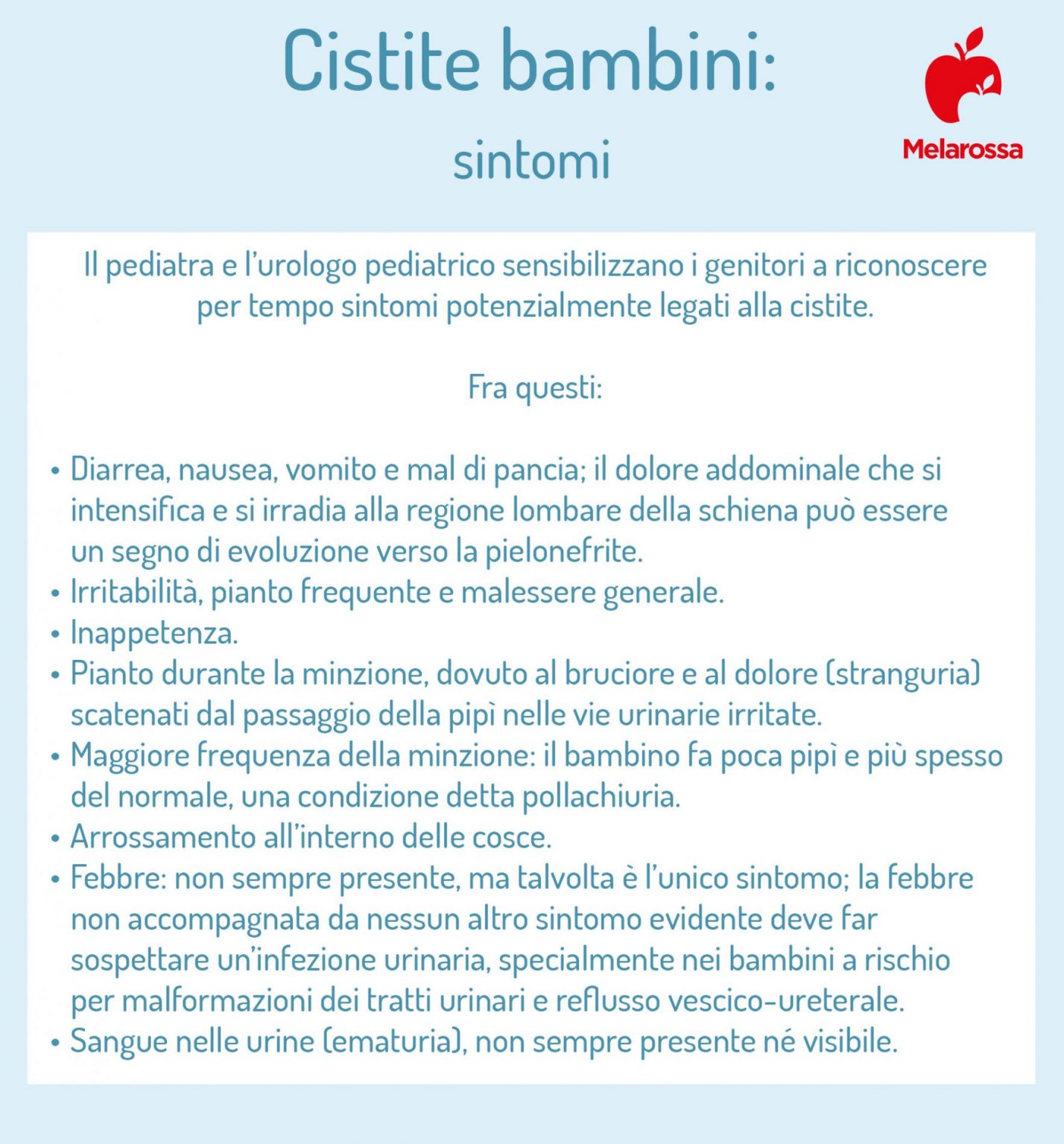 Cistite bambini: sintomi, cause, rimedi e cosa fare
