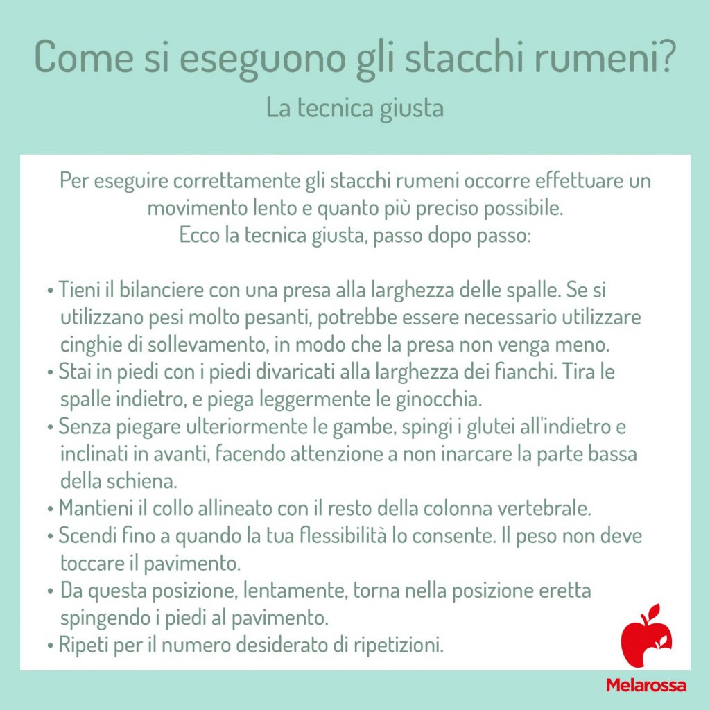 Stacchi rumeni: cosa sono, tecnica, muscoli coinvolti, benefici