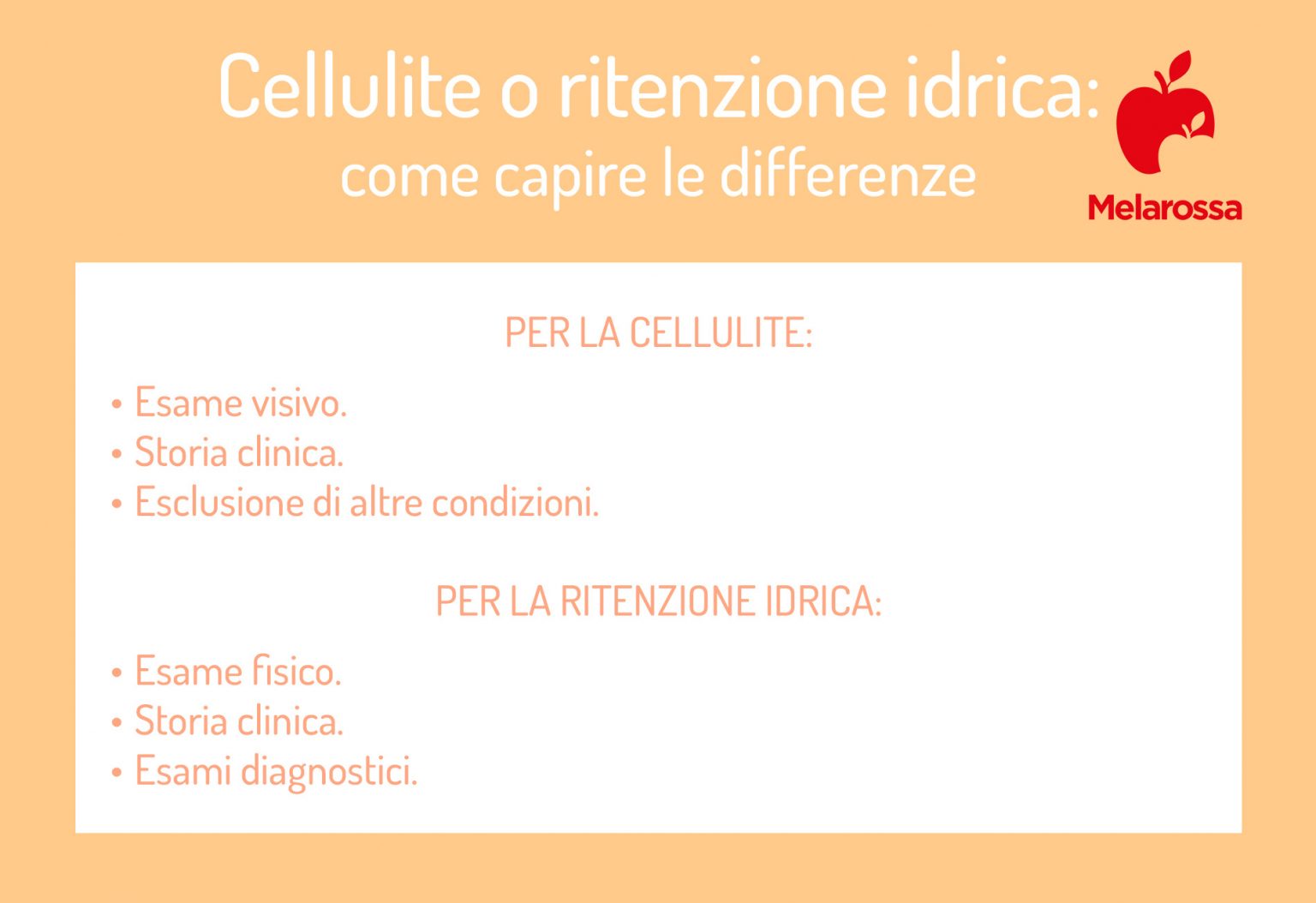 Cellulite o ritenzione idrica? Scopri le differenze - Melarossa