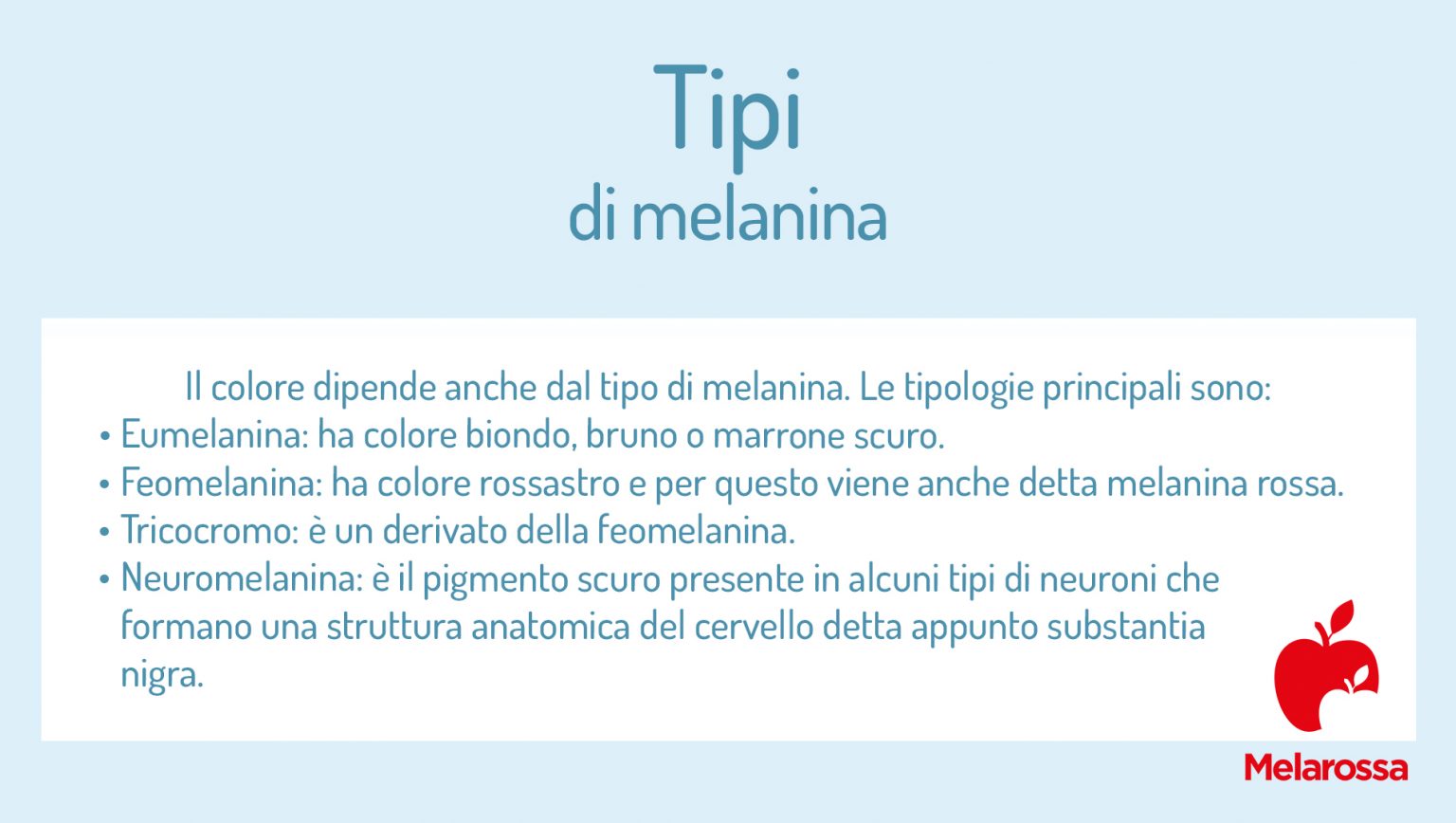 Melanina: che cos'è, a cosa serve, come aumentarla