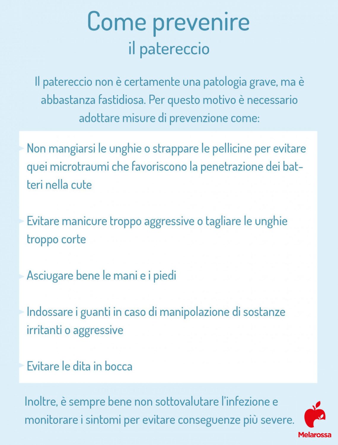 Patereccio o giradito: cos’è, cause, cure e rimedi - Melarossa