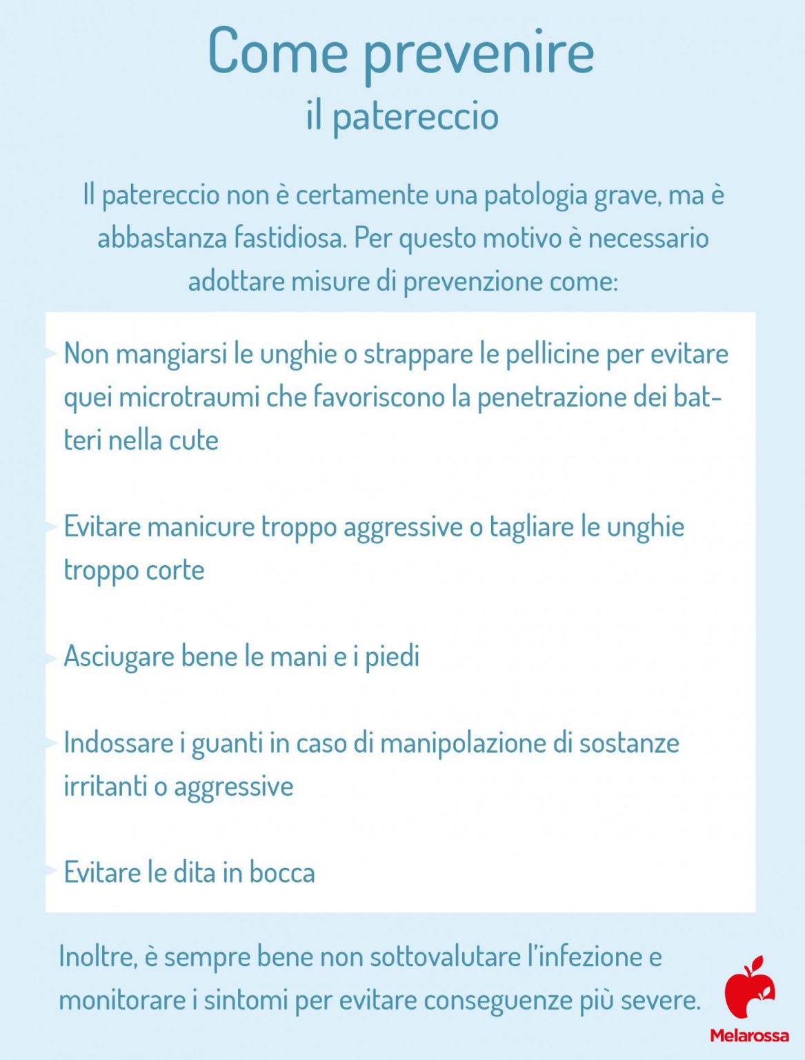 Patereccio o giradito: cos’è, cause, cure e rimedi - Melarossa
