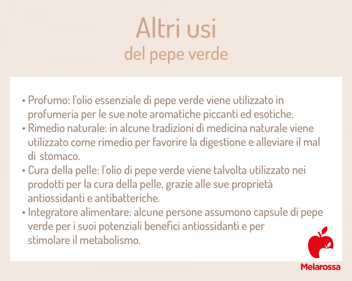 Pepe verde: che cos'è, proprietà, utilizzi e controindicazioni