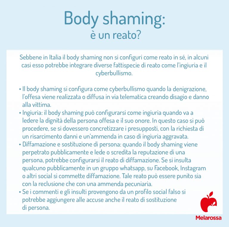 Body shaming: cosa significa, quando è un reato, cosa fare
