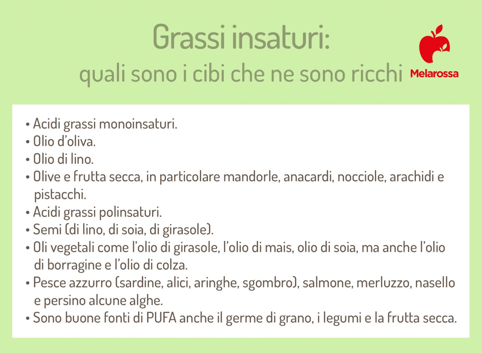 Grassi insaturi o grassi buoni: dove si trovano e perché fanno bene
